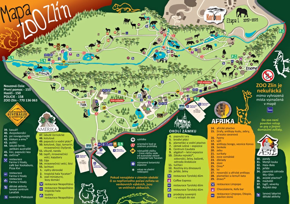 Mapa zoo